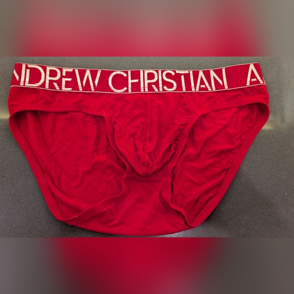Andrew Christian | Underwear & Socks | Andrew Christian Red Mens Briefs ...